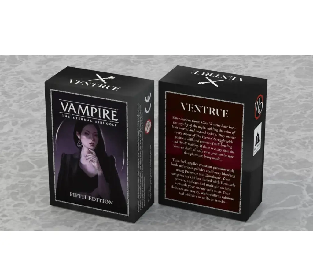 VAMPIRE THE ETERNAL STRUGGLE: FIFTH EDITION VENTRUE | Tablerazo